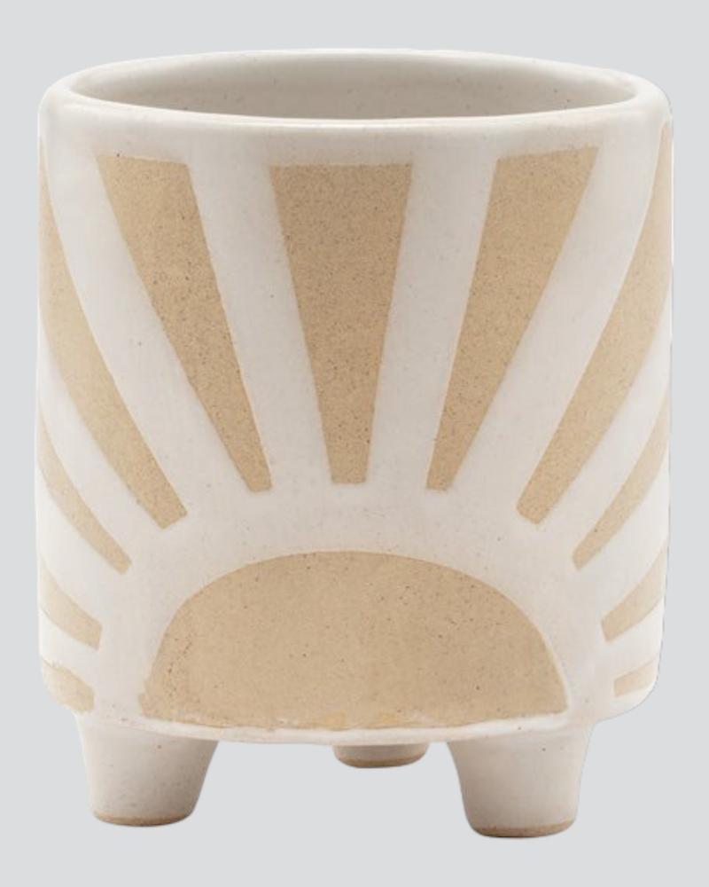 Departments - Sunbeam Footed Cache Pot 3.5"